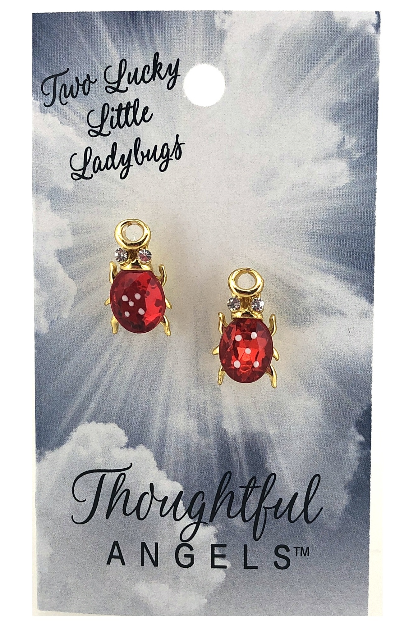 1409 – Two Lucky Little Ladybugs (tent card) – Clock It To Ya