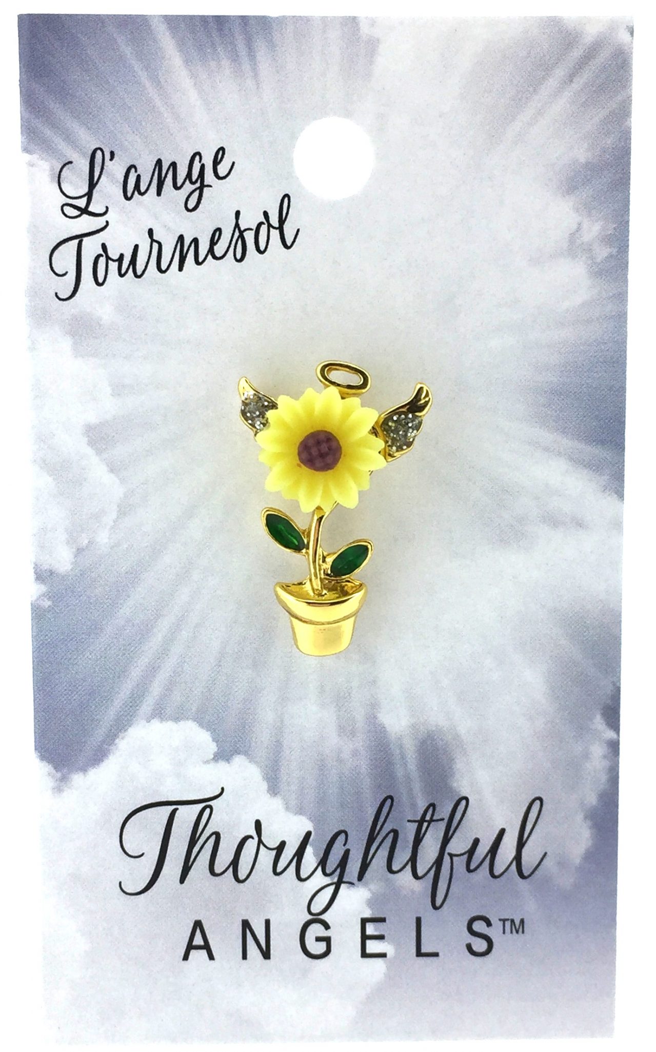 5024 – L’ange Tournesol (tent card) – Clock It To Ya