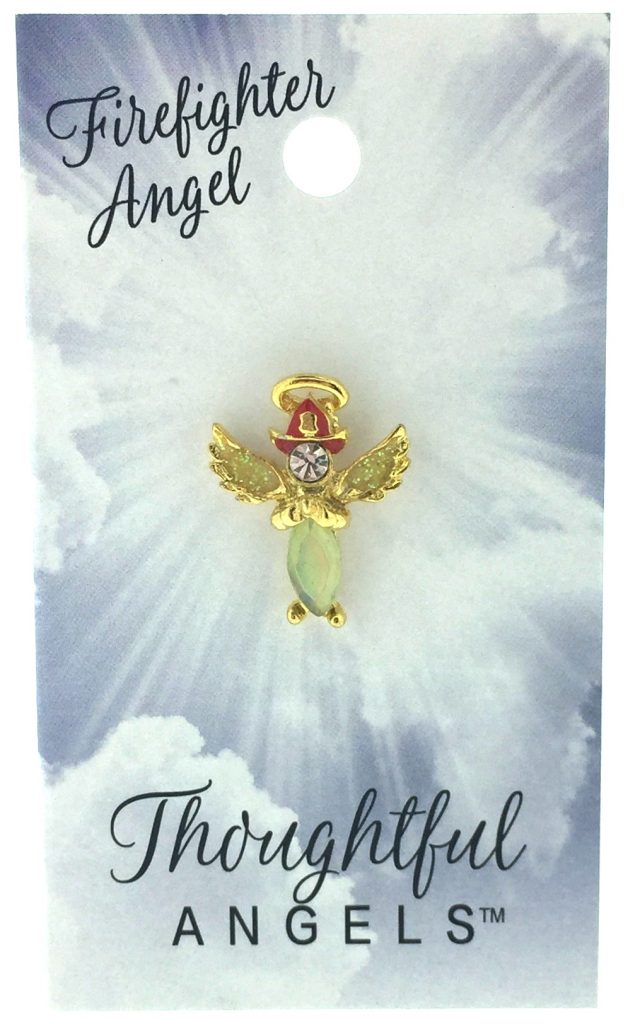 578 – Firefighter Angel (tent card) – Clock It To Ya