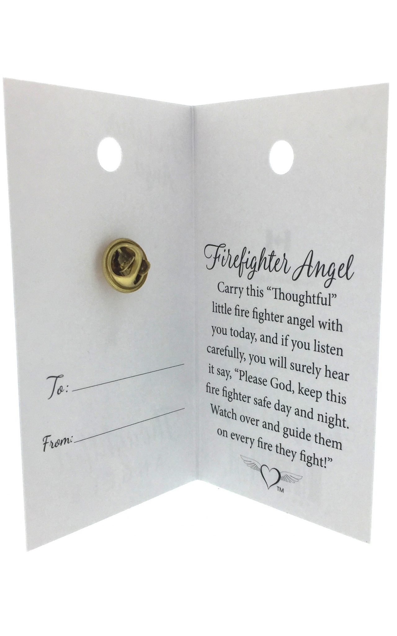 578 – Firefighter Angel (tent card)2 – Clock It To Ya