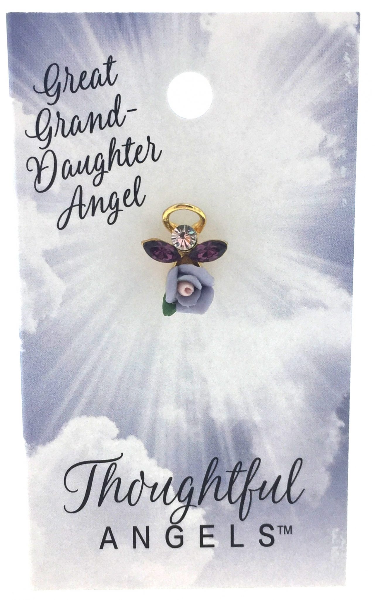 599 – Great Grand-Daughter Angel (tent card) – Clock It To Ya