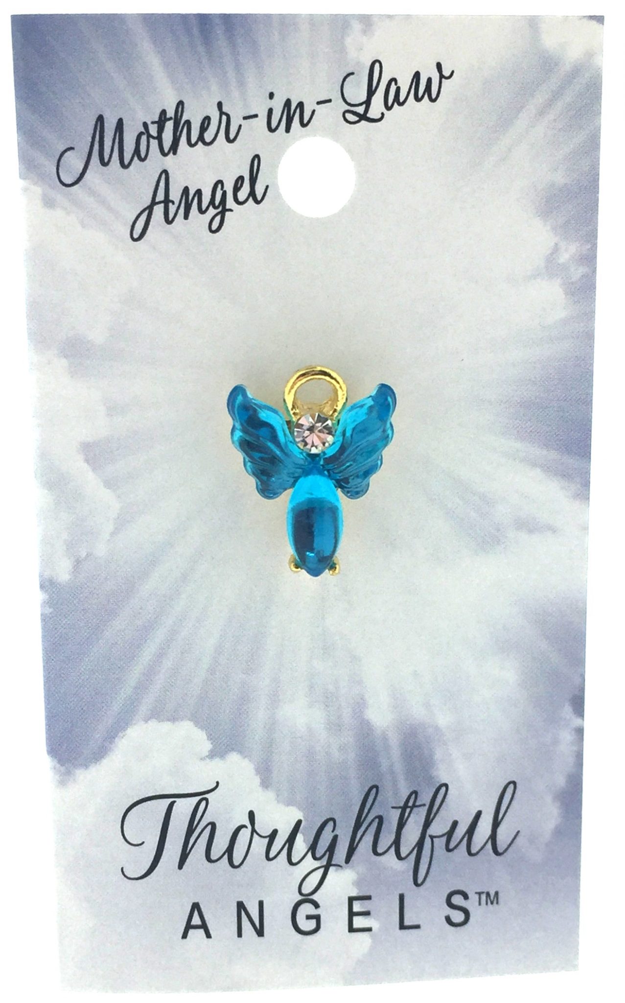 633 – Mother-in-law Angel (tent card) – Clock It To Ya