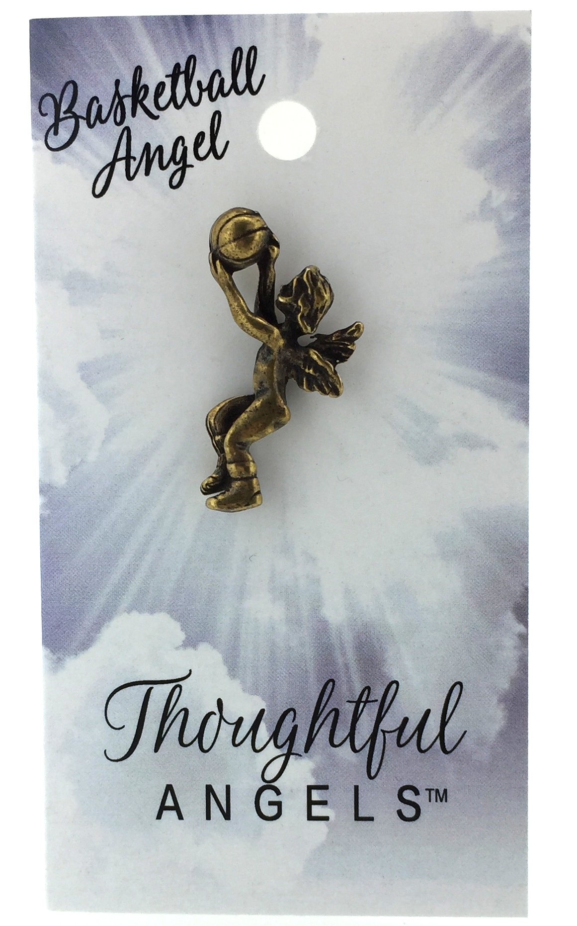 515 – Basketball Angel (tent card) – Clock It To Ya