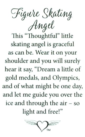 Figure Skating Angel – #577 C – Clock It To Ya
