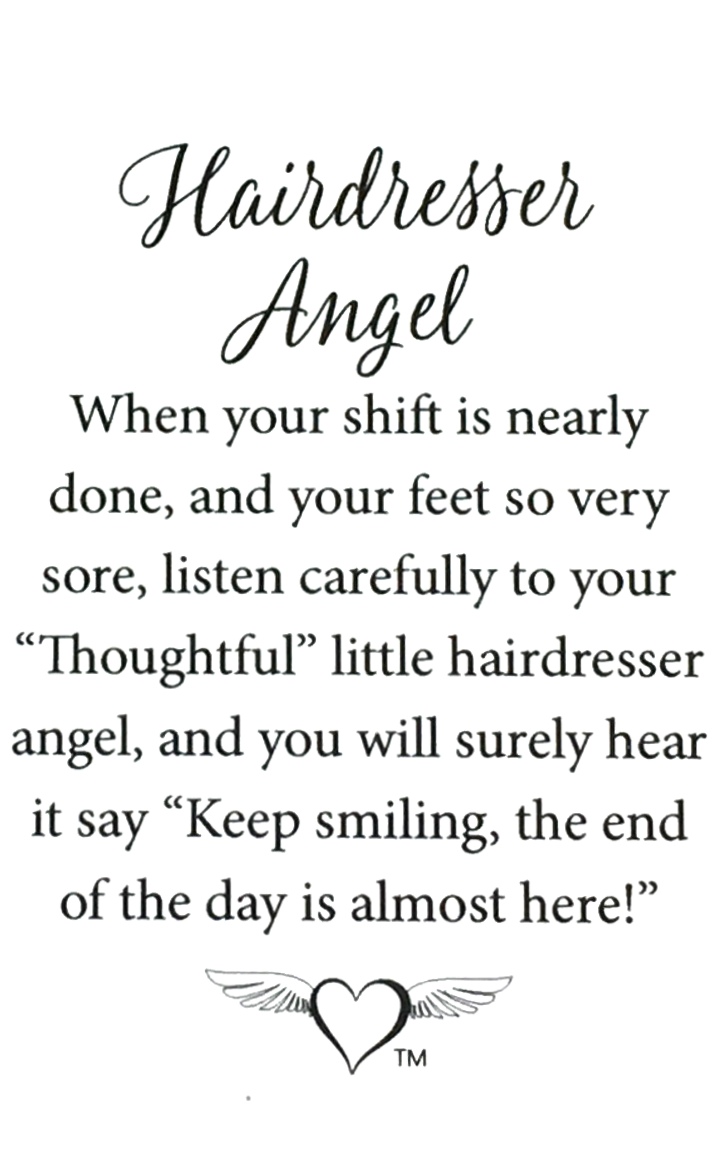 Hairdresser Angel – #602 C – Clock It To Ya