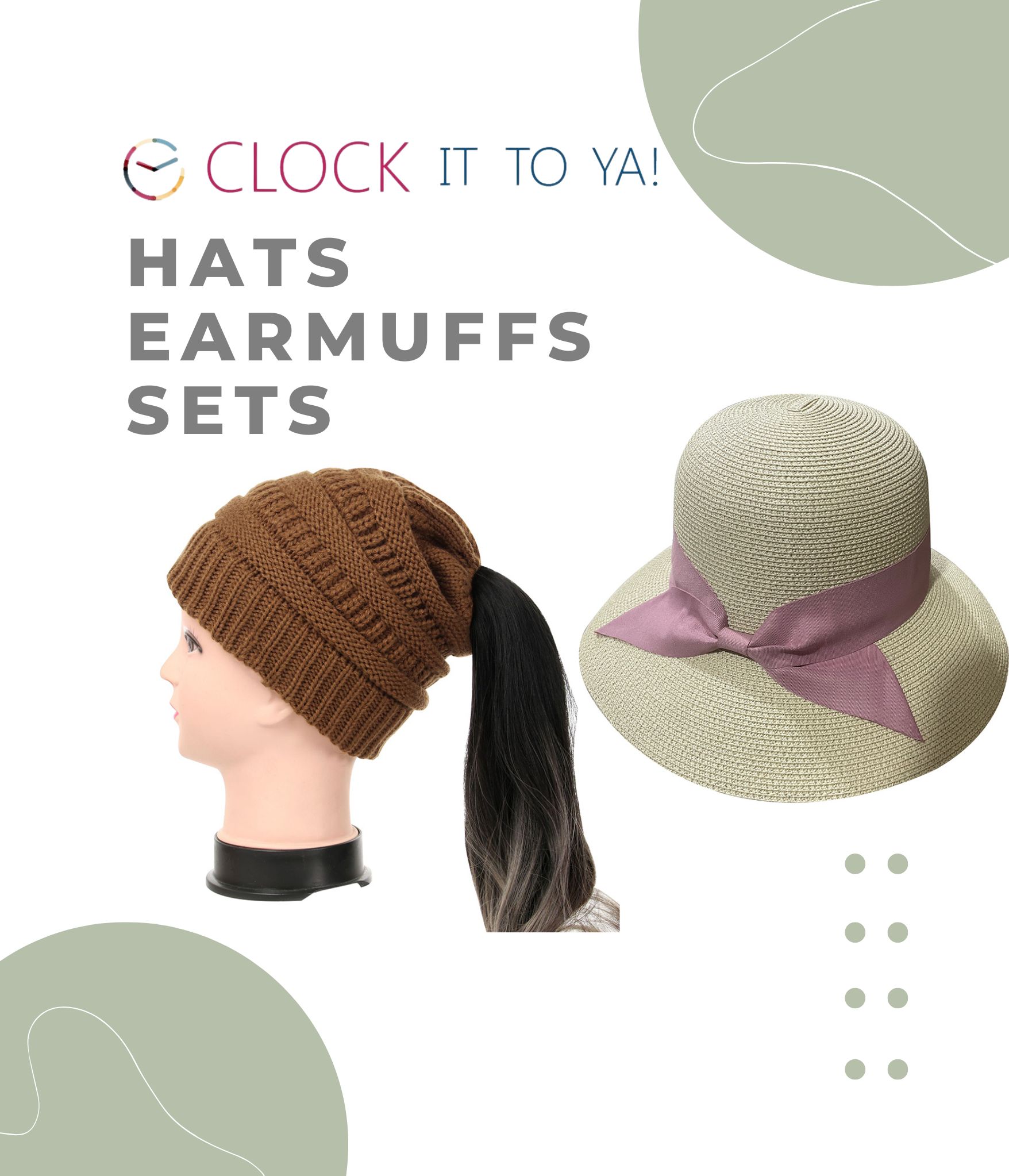 Hats, Earmuffs, Sets website album cover – Clock It To Ya