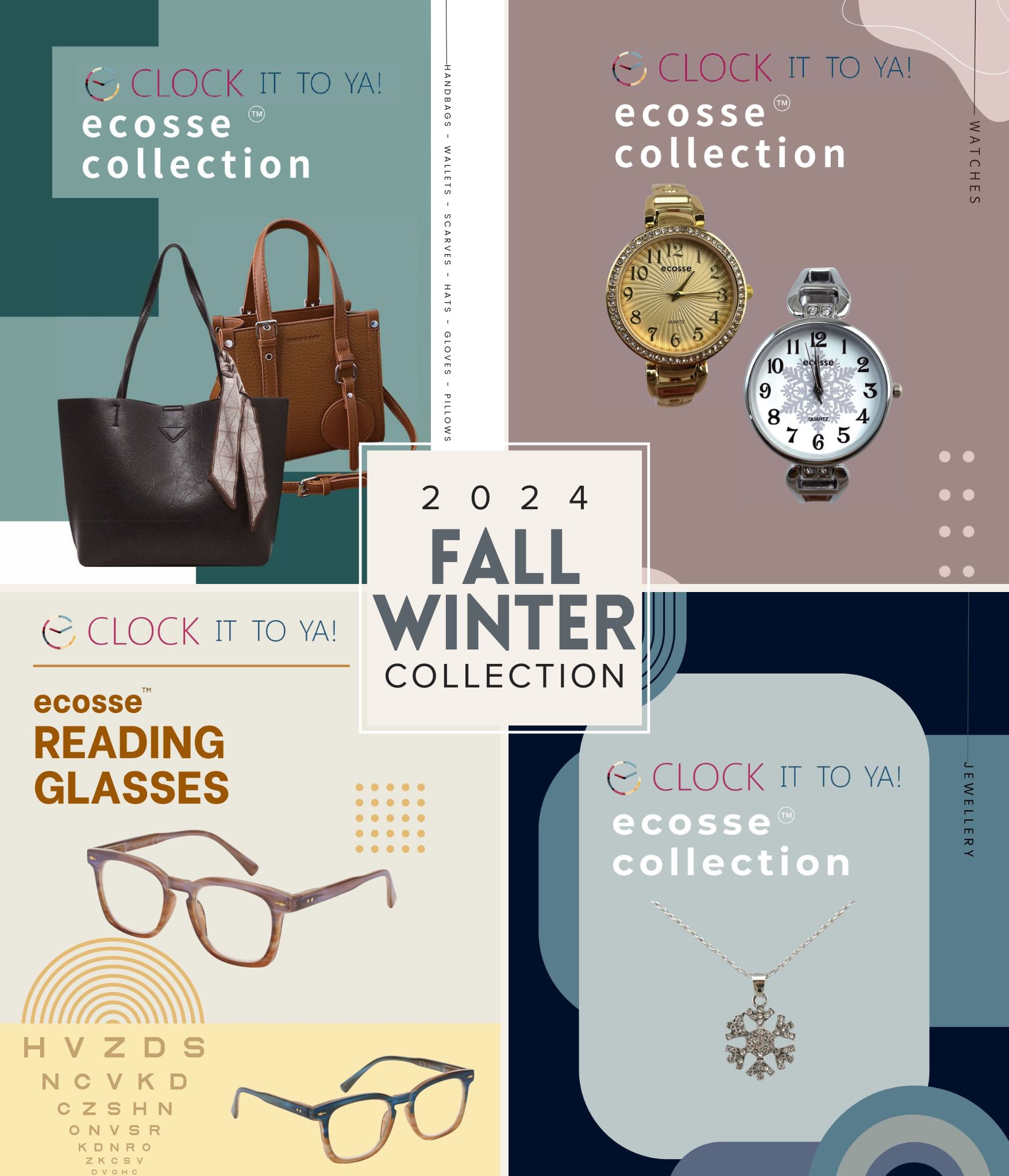 fall-winter 2024 catalog covers – Clock It To Ya